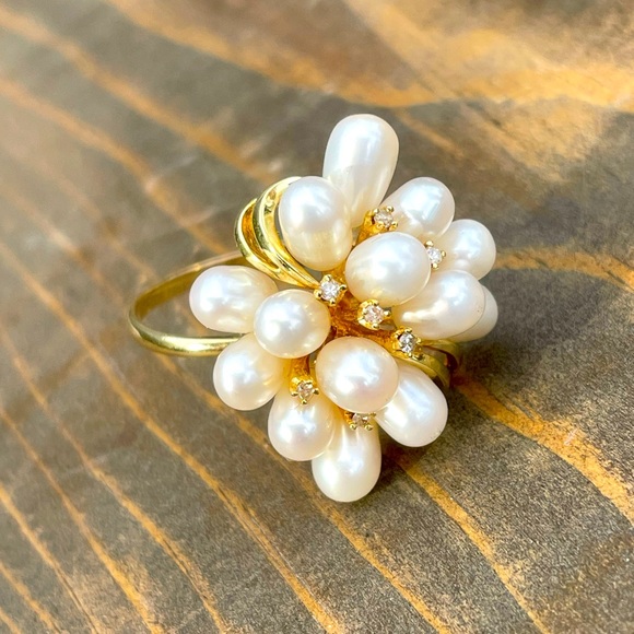 Jewelry | 14k Gold Pearl Ring | Poshmark
